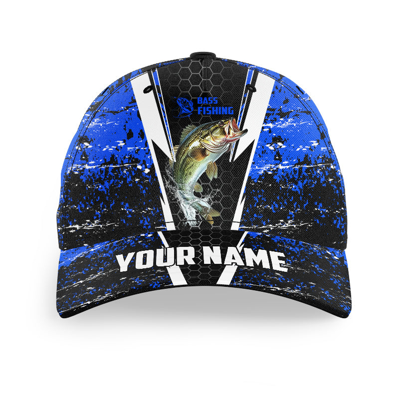 Personalized Largemouth Bass Tournament Fishing Hat, Bass Fishing Angl
