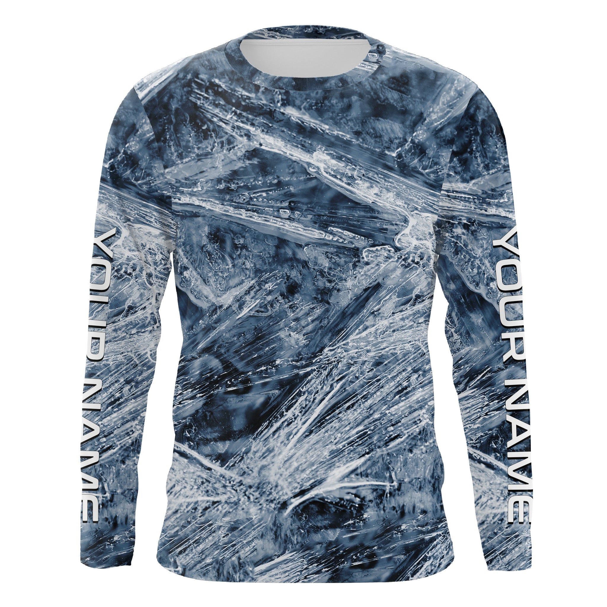 Ice camo Ice Fishing Shirts, Personalized Ice Fishing Clothing for men